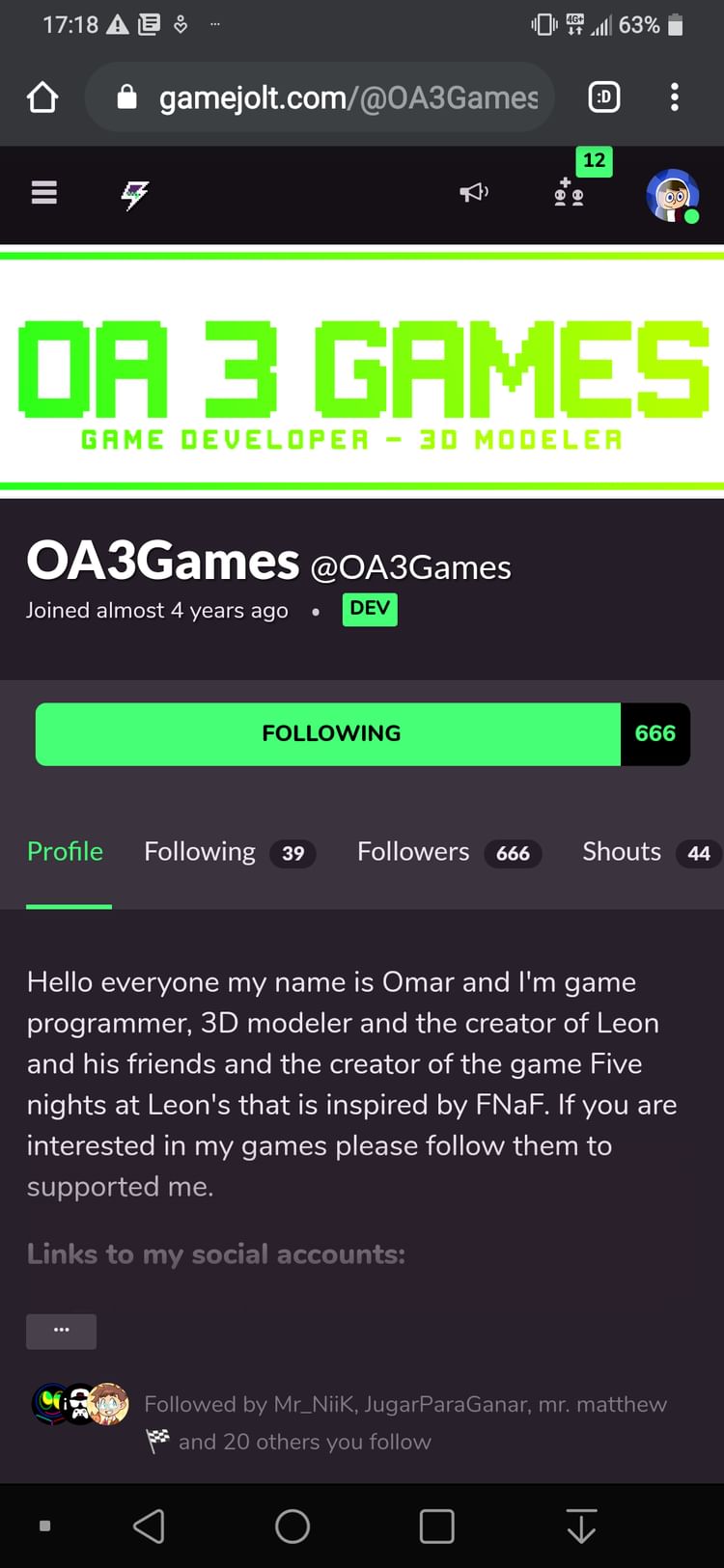 OA3Games (@OA3Games) - Game Jolt