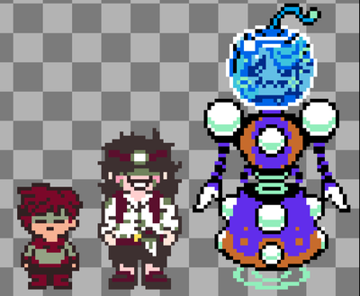 Megaman Sprite Rutenett