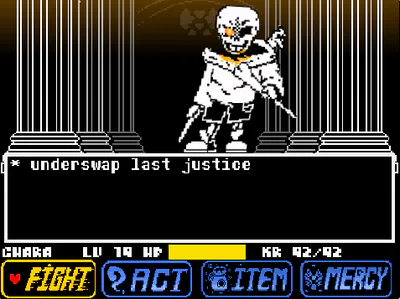 Underswap Last Justice