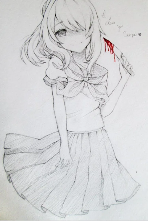 Yandere Simulator Coloring Pages