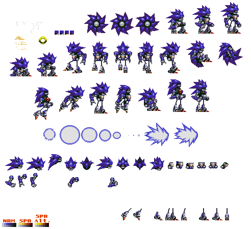 Mecha Shadow Sprites