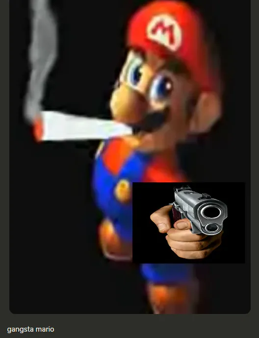 Gangsta Mario