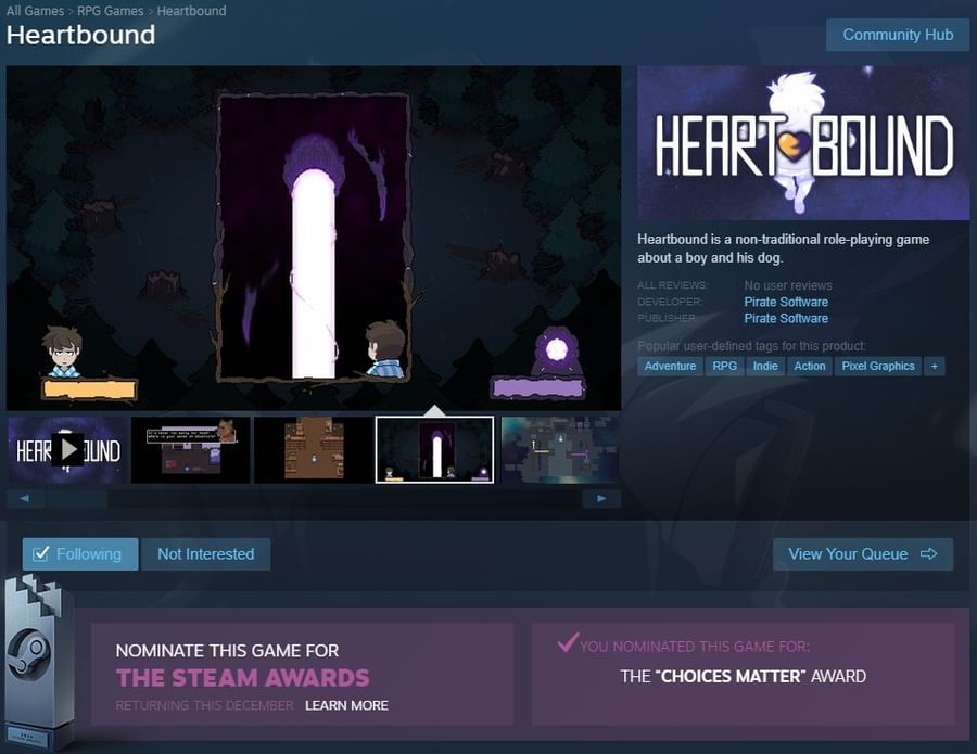 Heartbound by PirateSoftware - Game Jolt