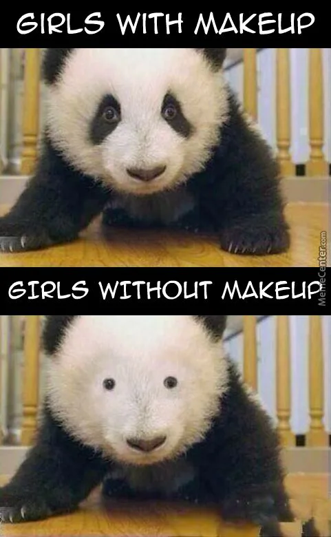 Panda Without Makeup | Saubhaya Makeup