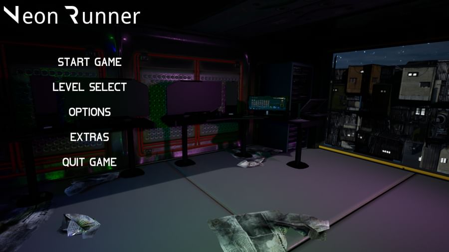 Neon Runner by Firebob137 - Game Jolt
