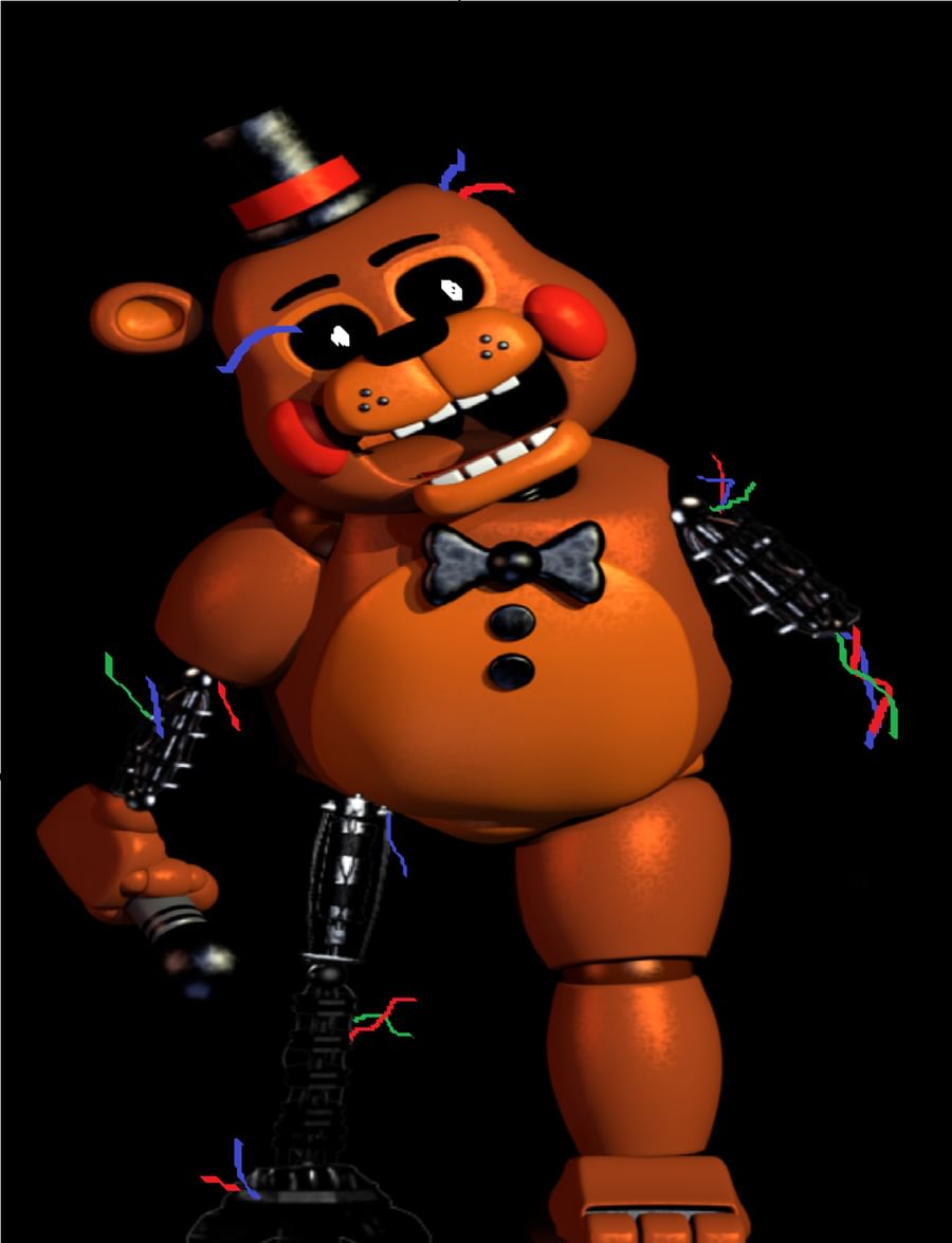 completed one of the withered toy freddy idle positions if the real ...