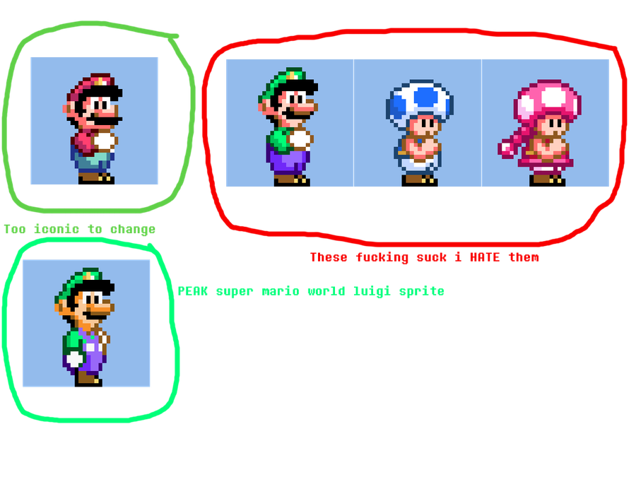 Hyper Mario Sprites