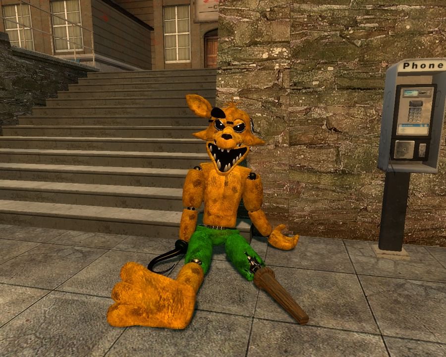 hectorplay81 on Game Jolt: "Withered Golden Foxy/Fang (read the comments)"