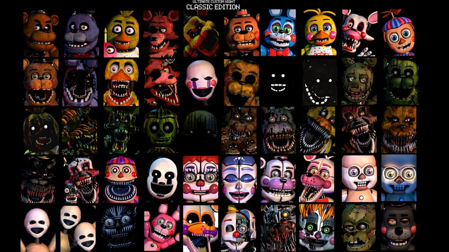 Ultimate Custom Night Classic Edition Full Roster!! All Mechanics i ...