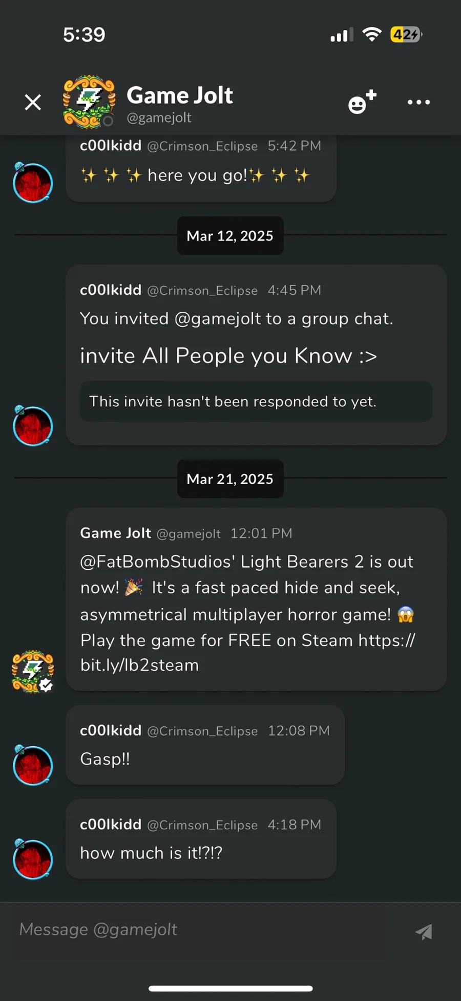 Game Jolt - Share your creations
