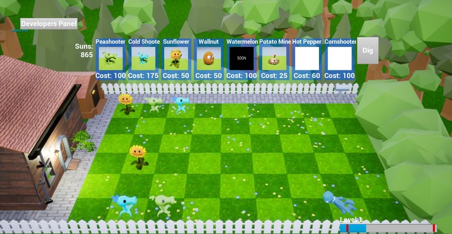 Plants Vs Zombies 3D by NINTok games - Game Jolt