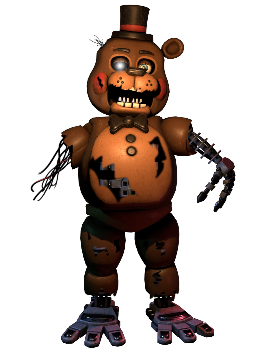 Withered Toy Freddy Transparent Background PNG Clipart HiClipart ...