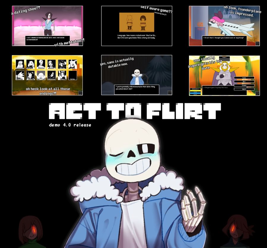 Undertale: Act to Flirt by zirkkun - Game Jolt