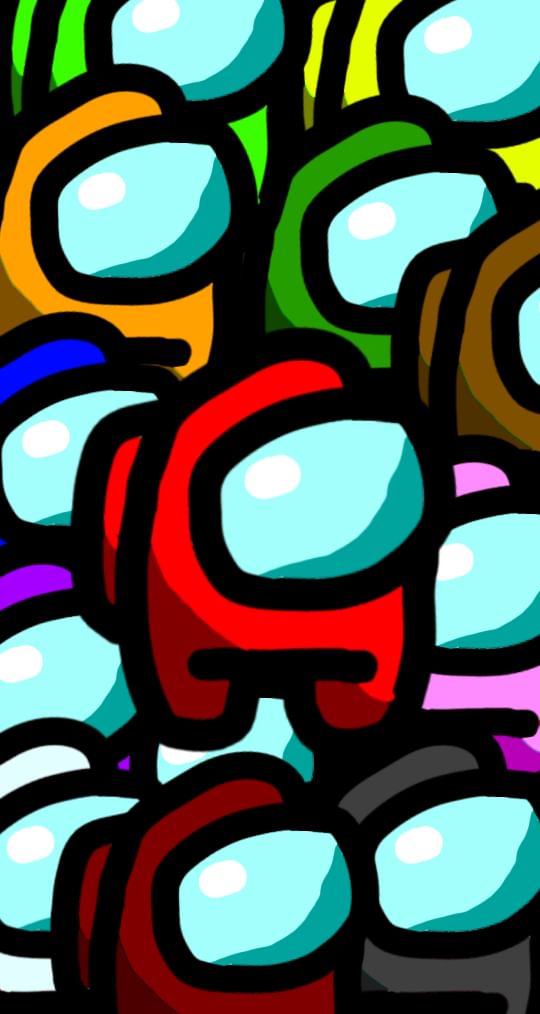 LiamVerse on Game Jolt: "Among Us Fanart with all of the colors ...