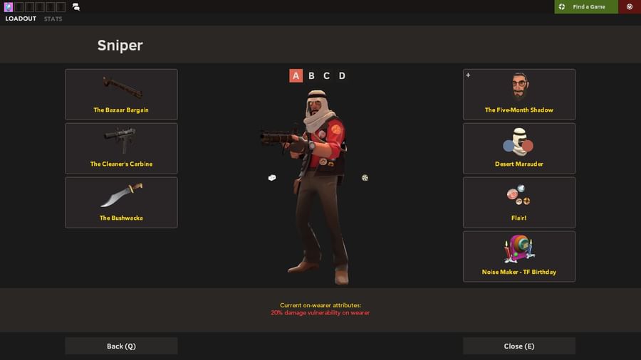 Tf2 Sniper Cosmetic Load Out