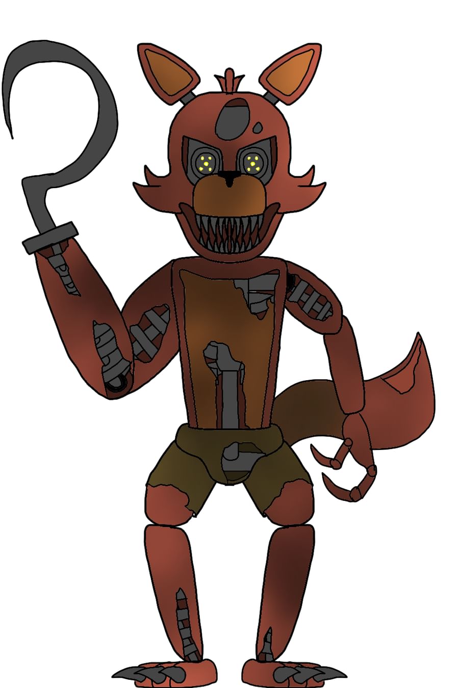 Here’s Phobia Foxy’s redesign! - Creatures Of Nowhere: Rebuilt by ...