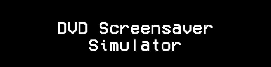 DVD Screensaver Simulator by Fuwaneko Games (@FuwanekoGames) on Game Jolt