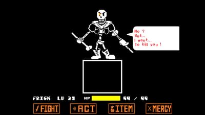 Disbelief Papyrus [Unitale MOD] by Akumaaaa - Game Jolt