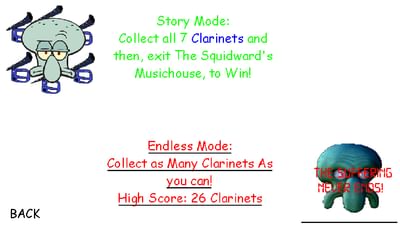 Squidward Tentacles Clarinets Lessons Port V.1.4.3 - Baldi's Basics V.1 ...
