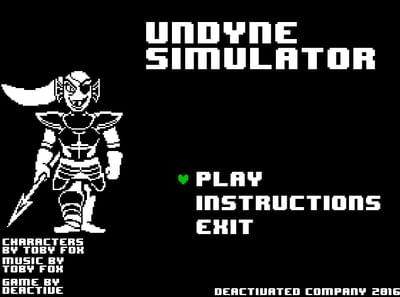 Undertale Undyne Simulator - Play as Undyne ! by deactive - Game Jolt