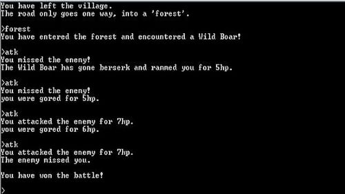 Command Prompt RPG by Umachandar Naveen (@UmachandarNaveen) on Game Jolt