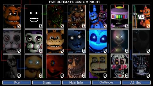 Ultimate Custom Night : Fan Game Edition by TheMPP (@TheMPP) on Game Jolt
