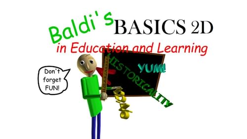 Baldi's Basics 2d edu by steranger - Game Jolt