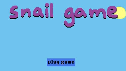 snail game. by Phyonic - Game Jolt
