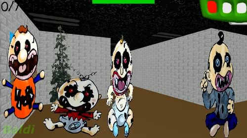 Nightmare BABY Baldi 's Basics Characters by BaldiTM - Game Jolt