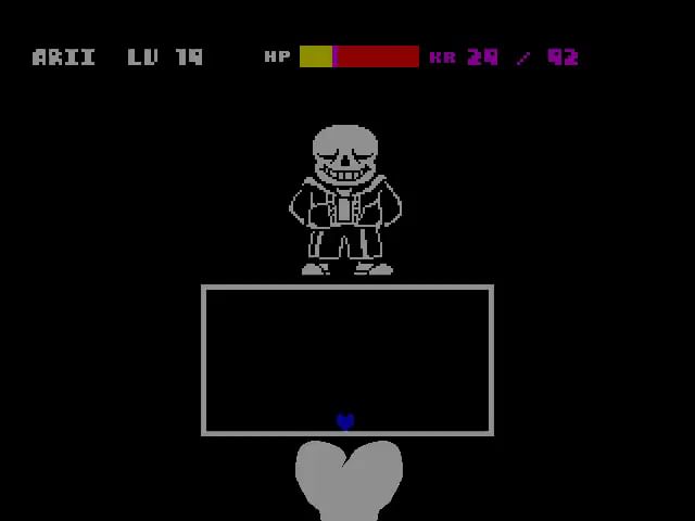 * sans fight but it's a survival fight. by ari æ - Game Jolt